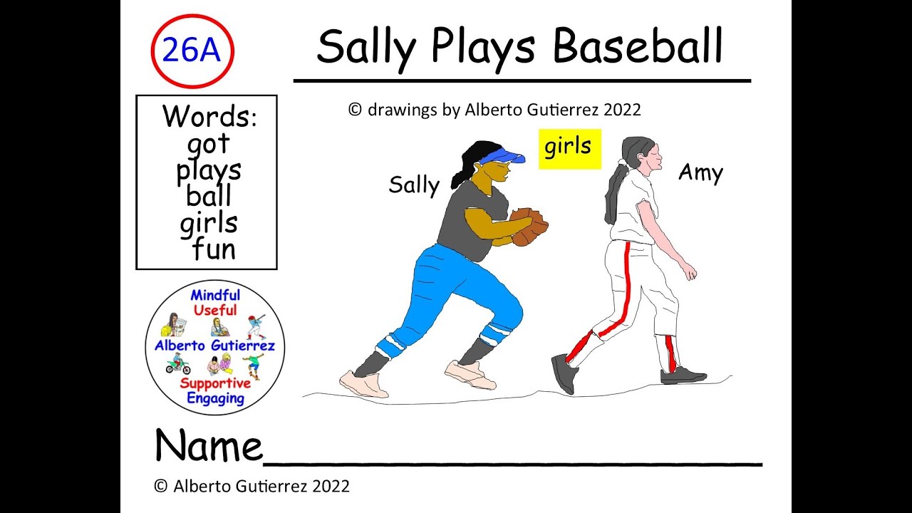 Read Aloud Video Sally Plays Baseball #26A - YouTube