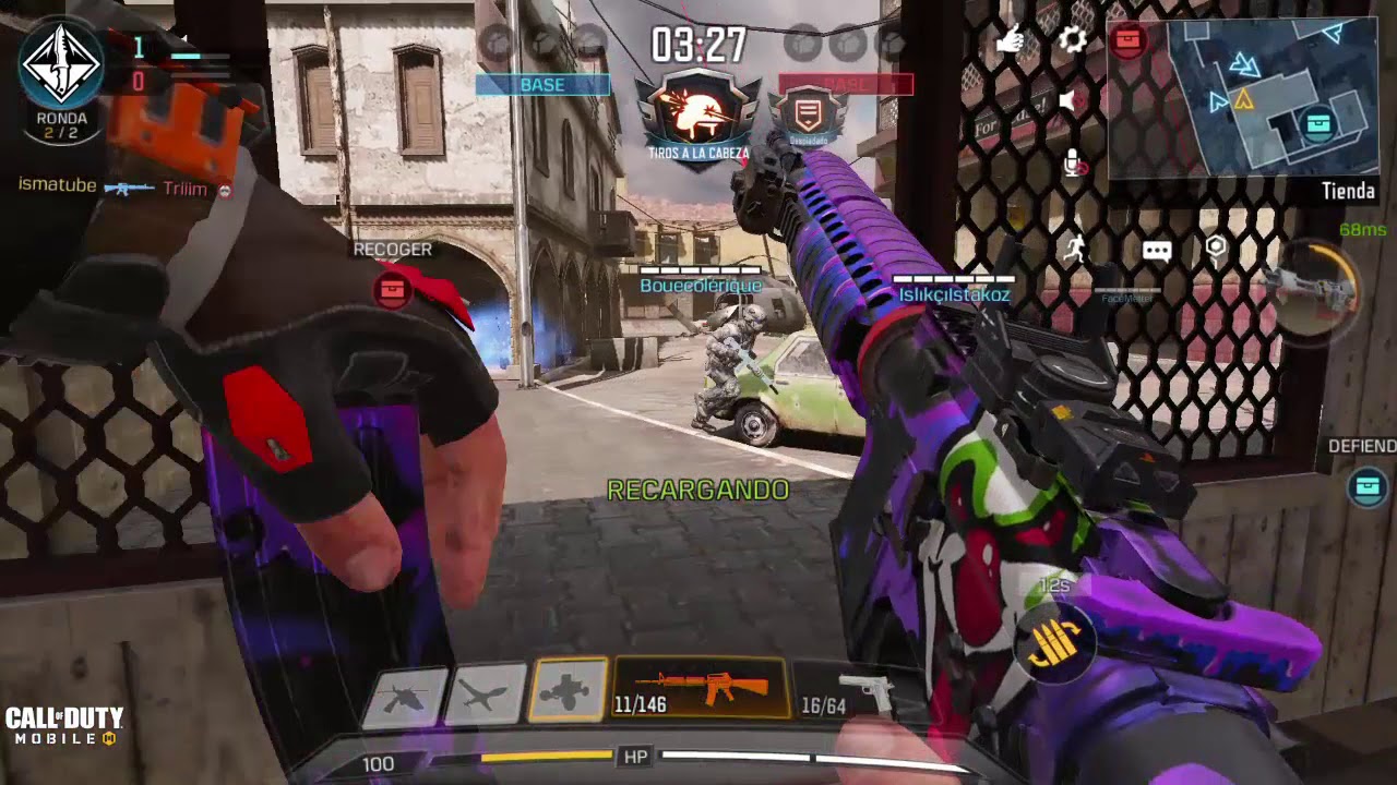 Probando la M16 -Evil Clown / call of duty Mobile - YouTube
