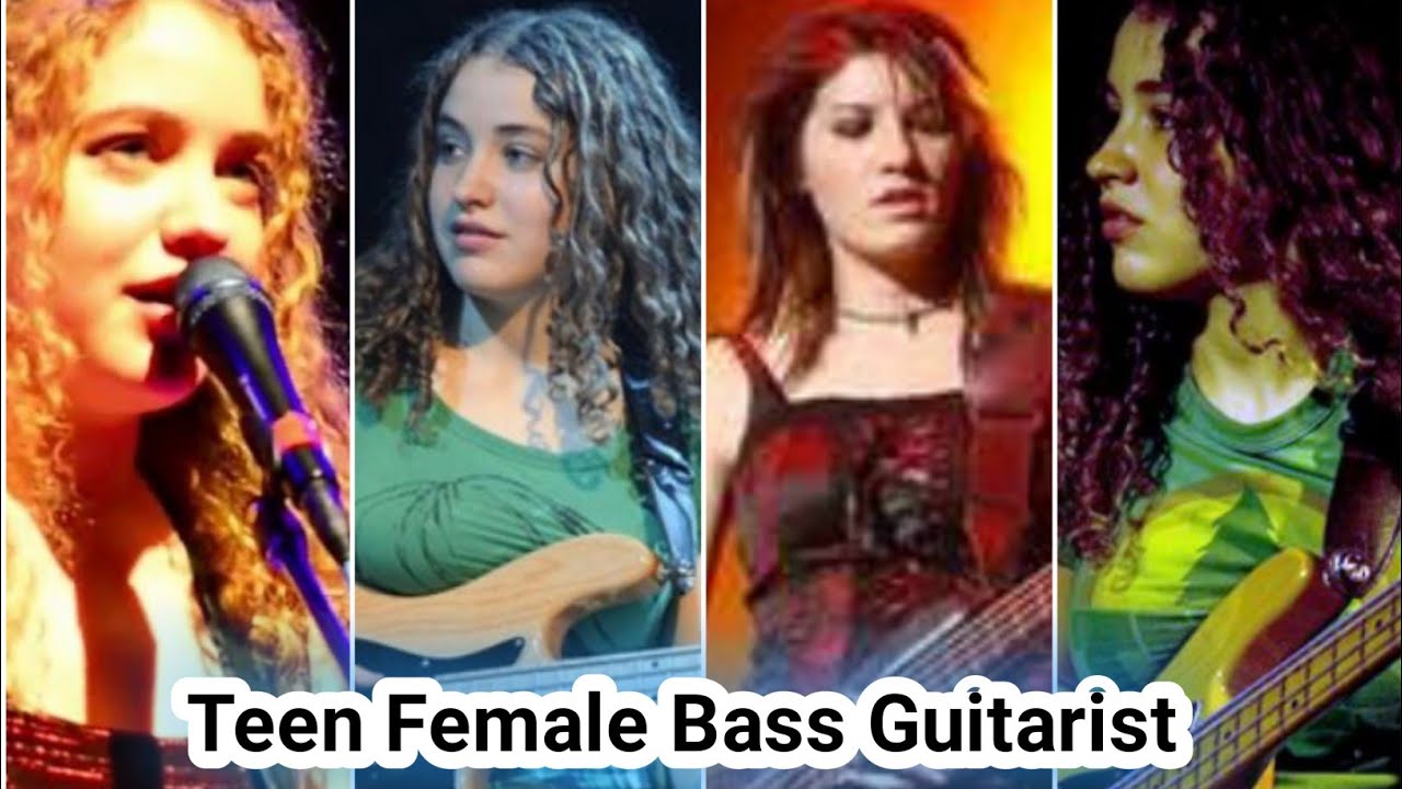 කොහොමද බලන්න බේස් | Teen Female Bass Guitarist | Girls Band | Bass ...