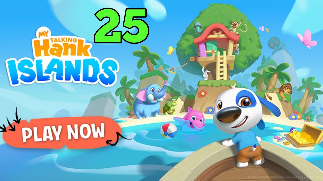 Hank Are Play with Animals - New Update - My Talking Hank: Islands ...