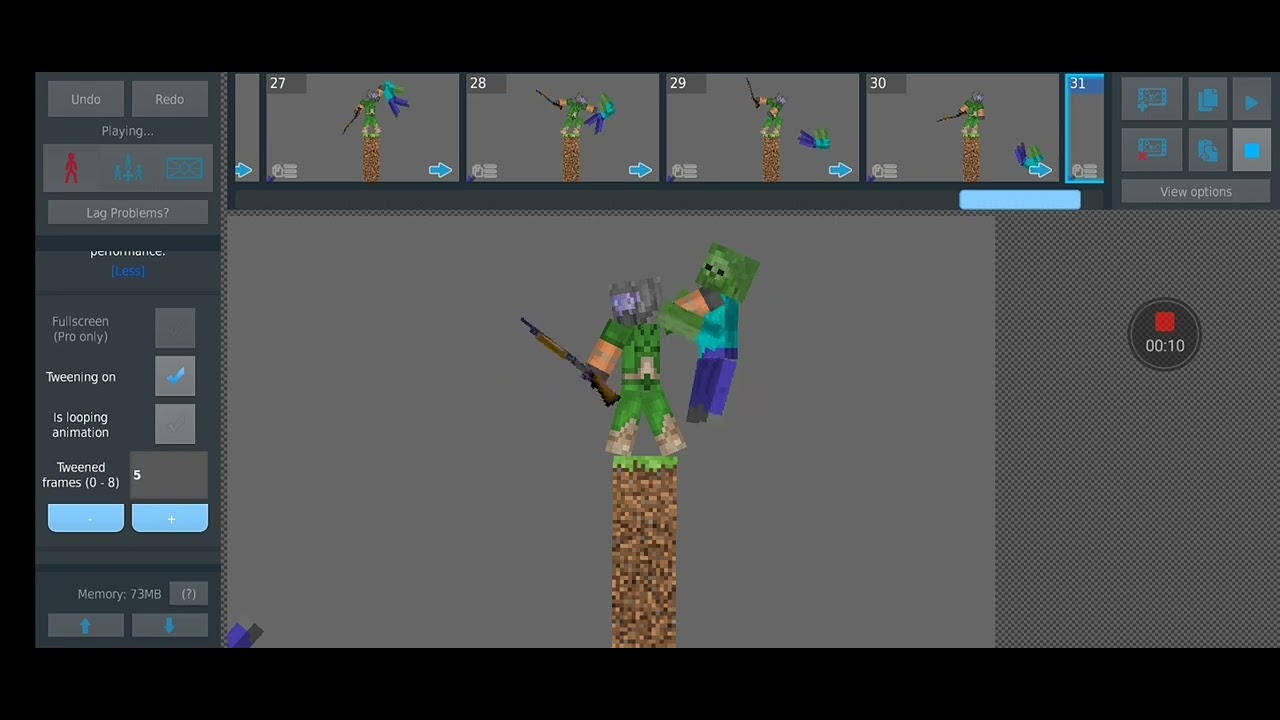 Minecraft boom animation - YouTube