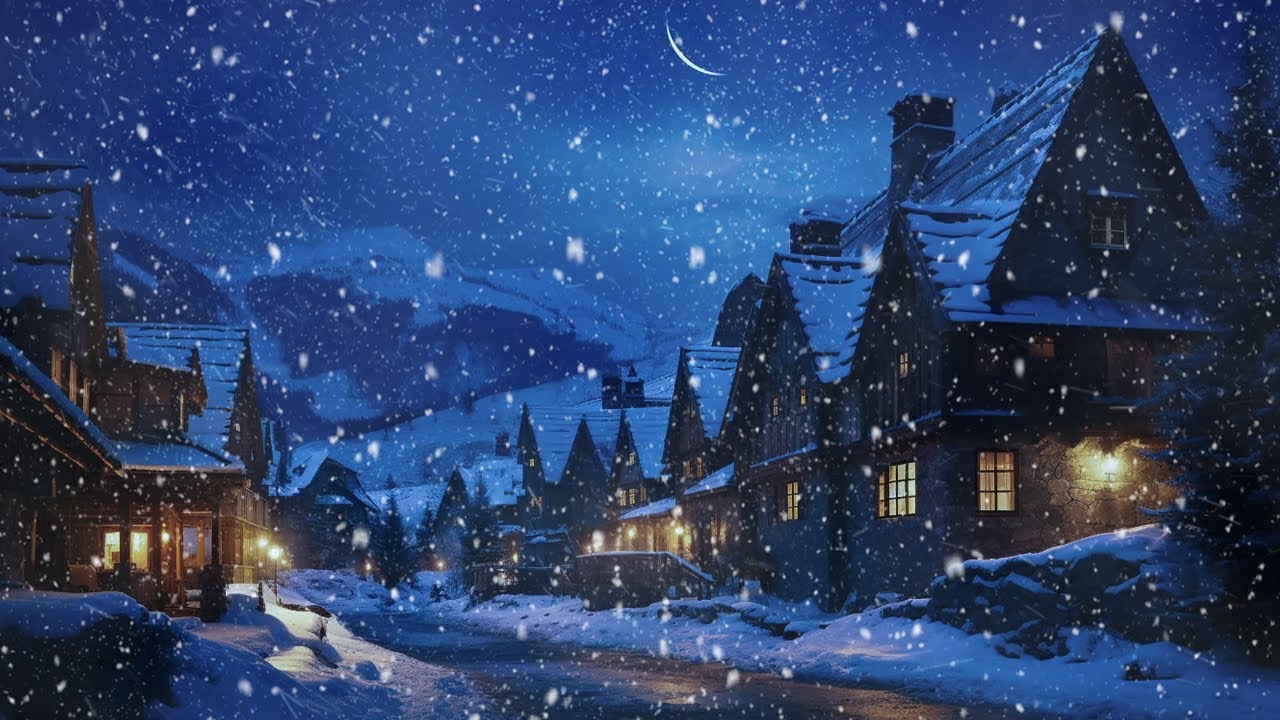 Snowstorm Blizzard Wind Sounds For Sleeping, Relaxing ~ Calm Snow ...