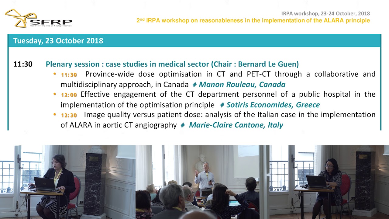 SFRP # 2nd IRPA workshop on reasonableness in the implementation of the ...
