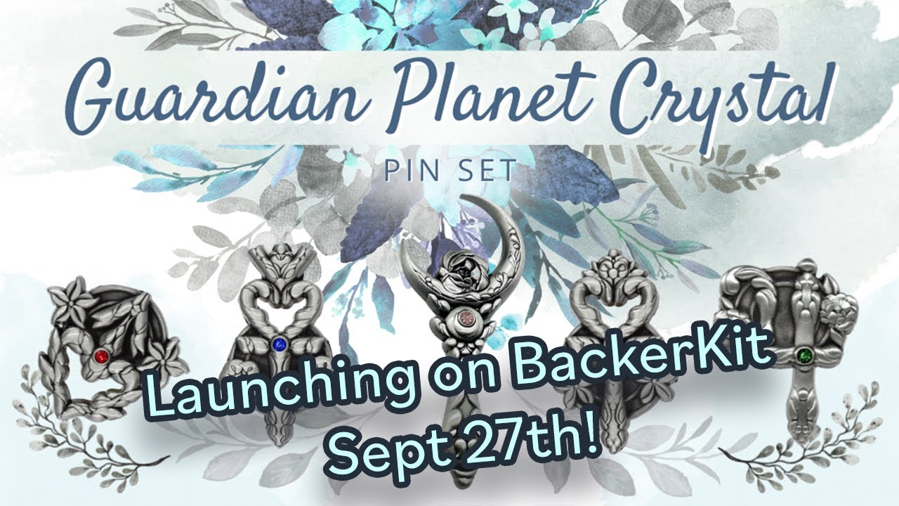 AdorkaBows & AmunetGFX Present: Guardian Planet Crystal Pin Set on ...