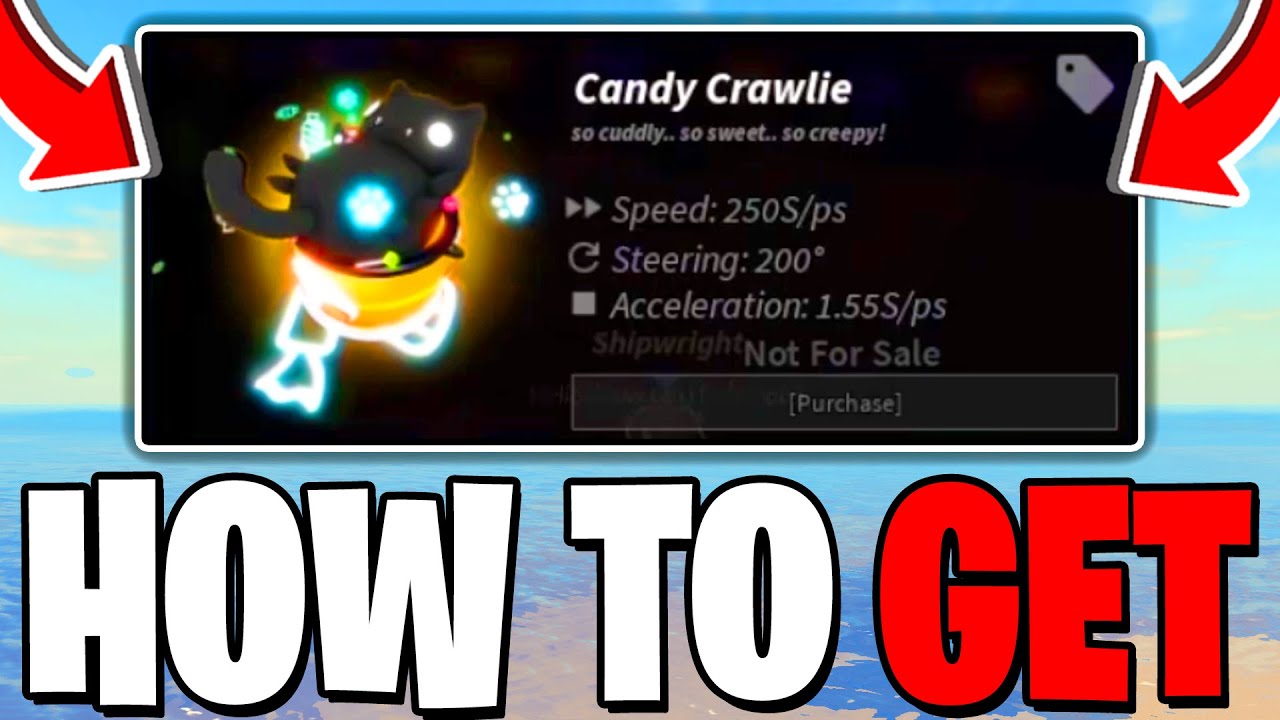 How To GET CANDY CRAWLIE BOAT In Fisch! Roblox - YouTube