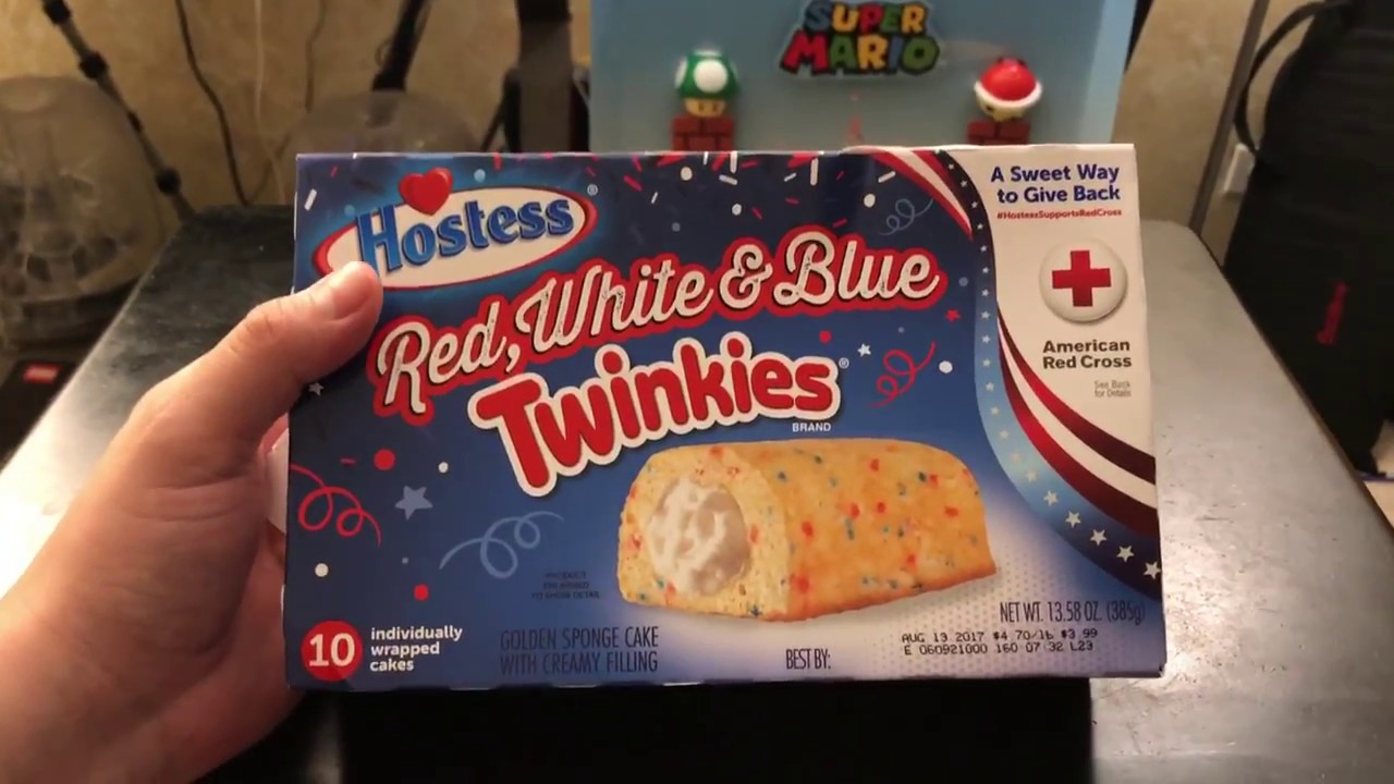 Snack Review - Hostess [ Red, White & Blue Twinkies ] - MrMaD - YouTube