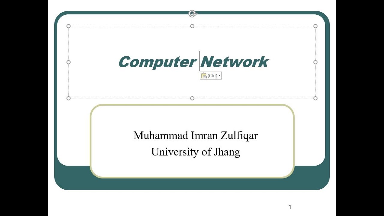 Basics of Computer Networks (Part 1) - YouTube
