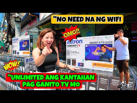 MURANG BILIHAN NG MGA SMART TV SA QUIAPO | ASTRON SMART TV WITH BUILD IN KARAOKE | TELEVISION