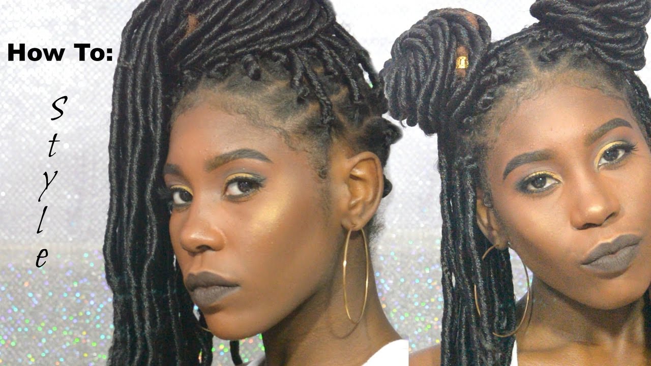 How To: Style Faux Locks | Jewls, color, styling - YouTube