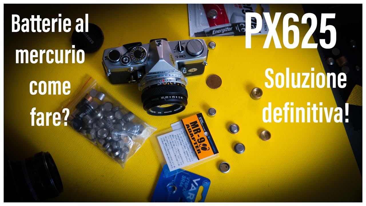Batterie al MERCURIO soluzione Definitiva! MR9 Adapter PX625 , quale ...