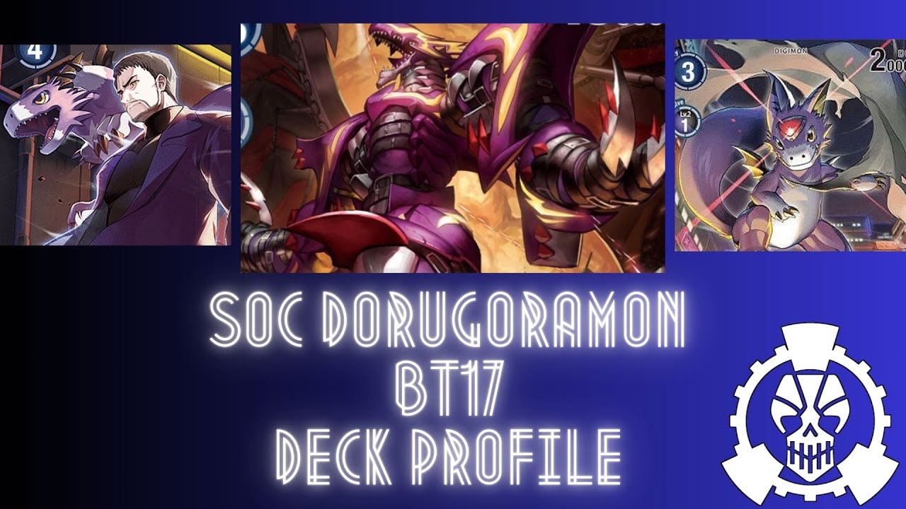 Undead Fighters! Digimon TCG SOC Dorugoramon BT17 Deck Profile - YouTube