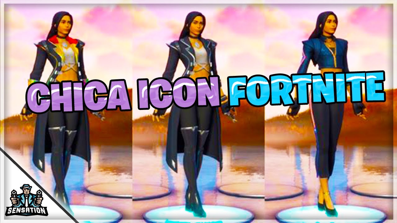 CHICA ICON SKIN IN FORTNITE - YouTube