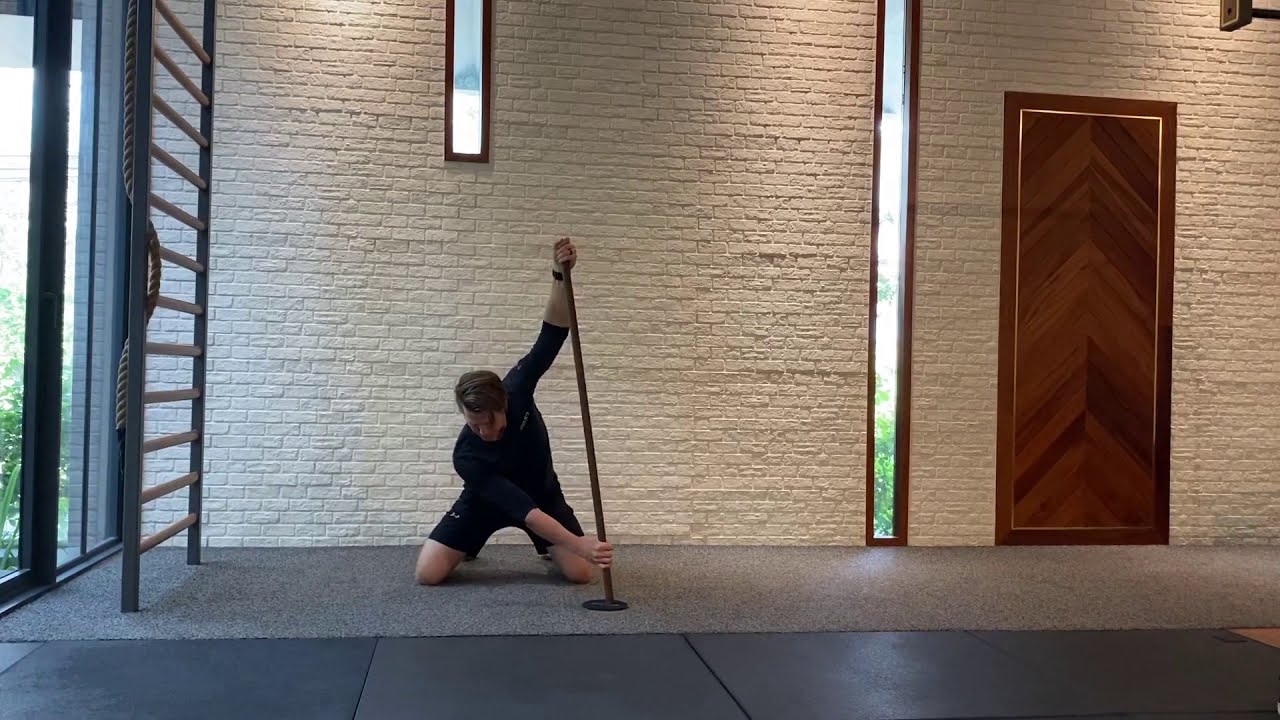 Kneeling stick rotations | Stick - YouTube
