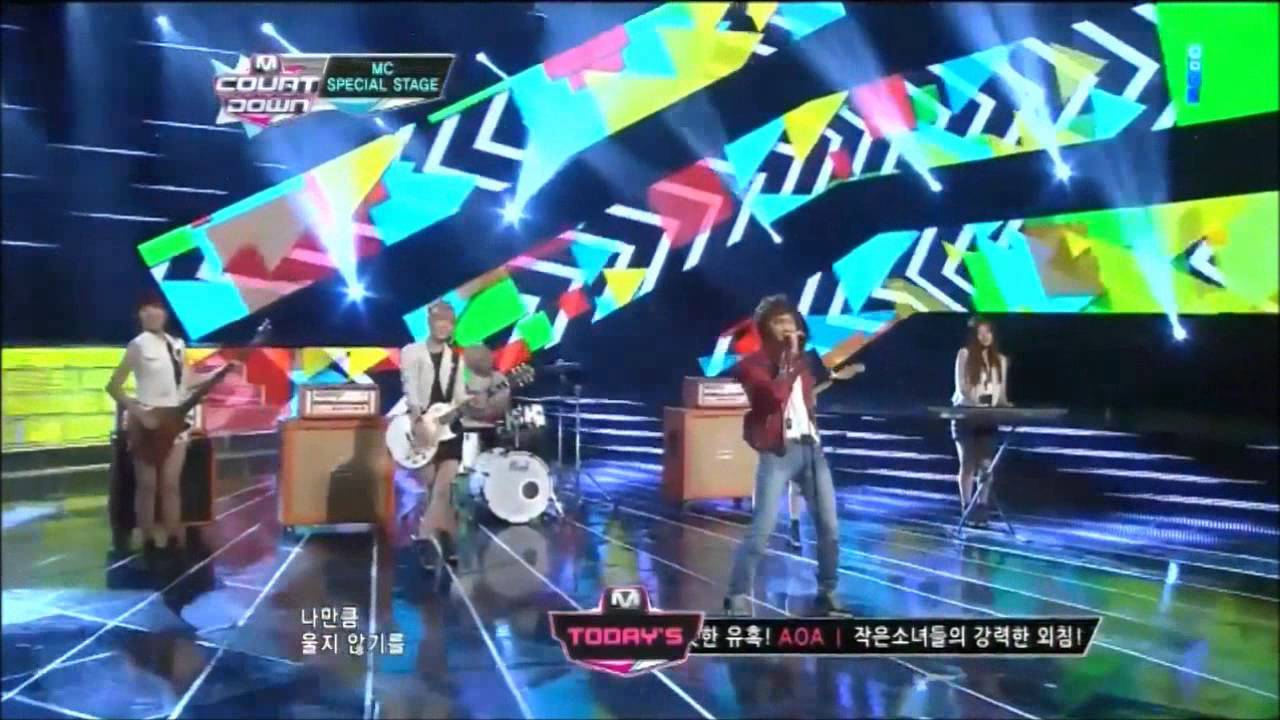 AOA feat Lee Hong Ki FT island live - YouTube