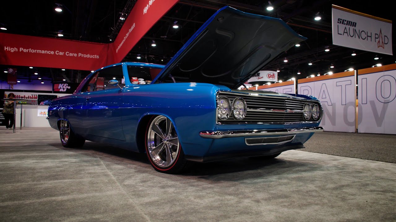 Goldman Customs | 1965 Chevelle & 1955 Cameo | 2021 SEMA Show - YouTube