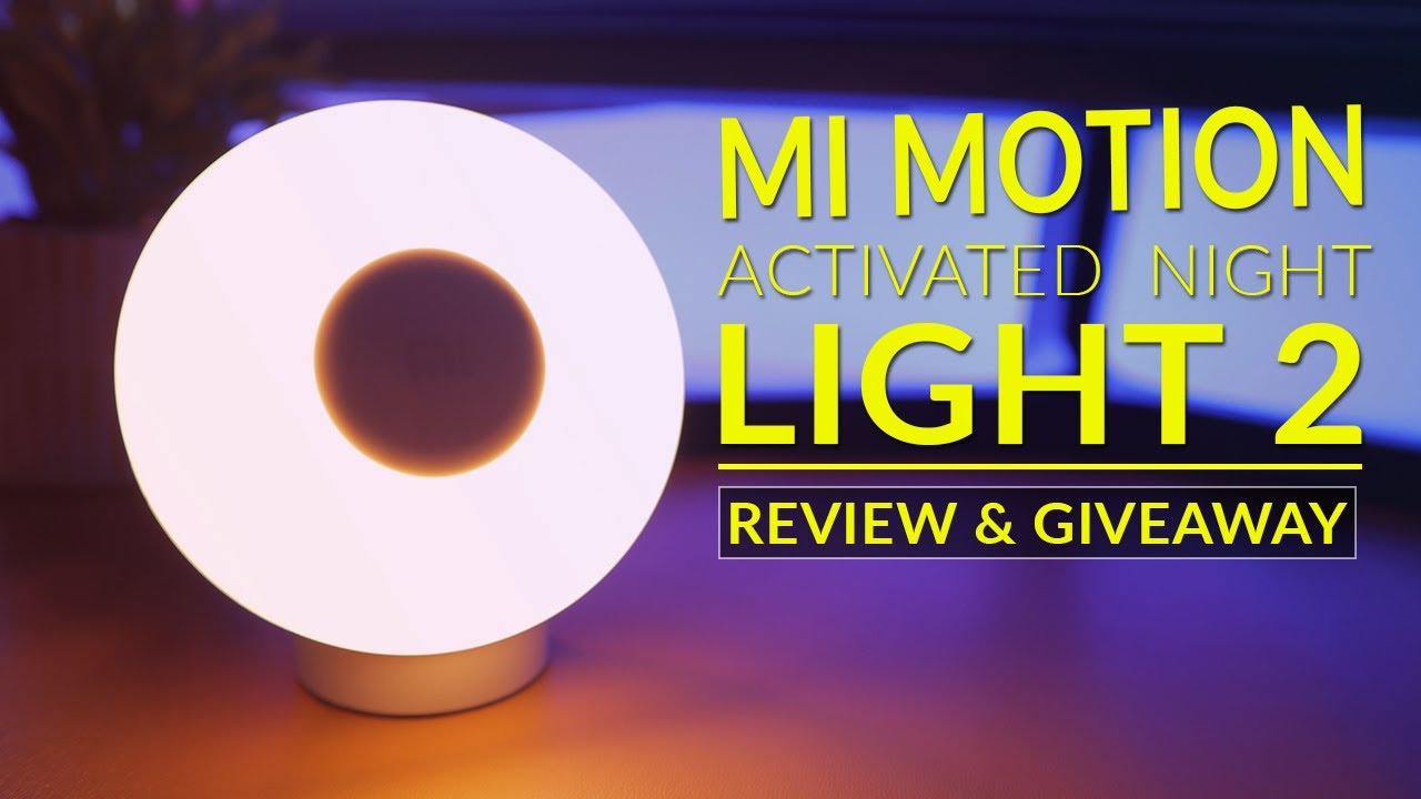 MI Motion Activated-Night Light 2 - Review and GIVEAWAY - YouTube