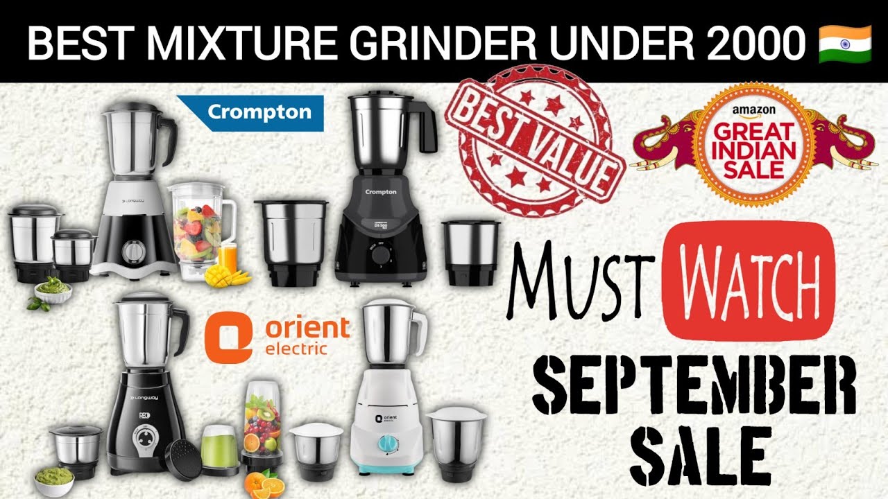 Top 5 best Mixture grinder in India 2024 | Best Mixture grinder Under ...