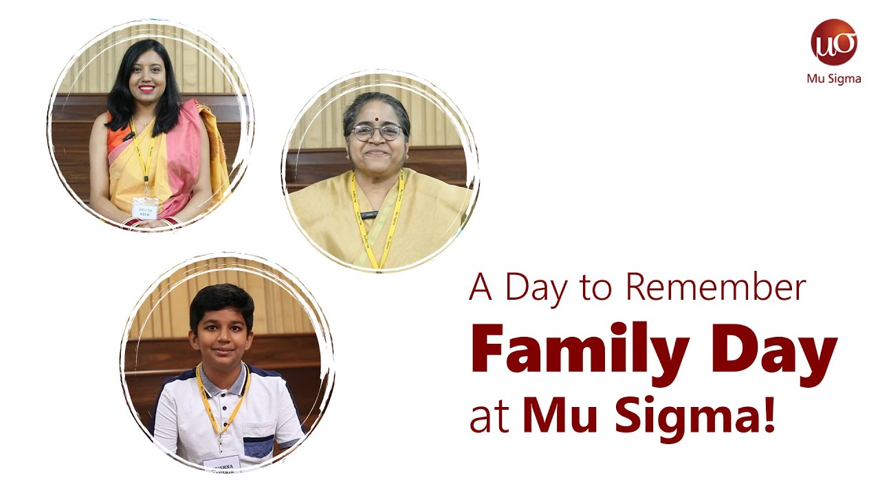 Family Day At Mu Sigma | #InternationalFamilyDay - YouTube