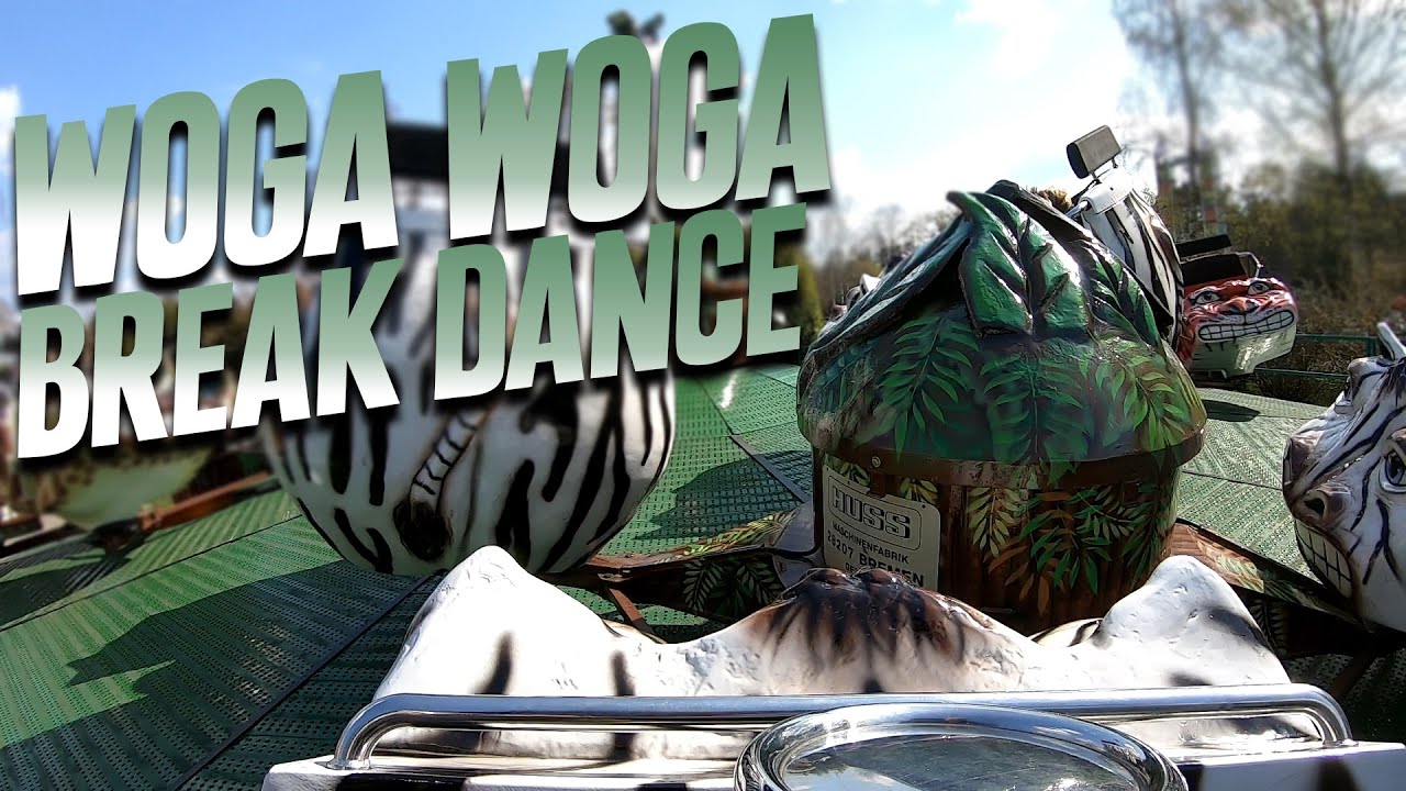 Woga Woga Break Dance Onride April 2023 - Serengeti Park - YouTube