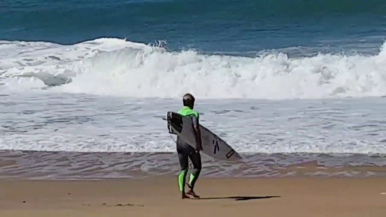 Surfing - Anglet beach - Bayonne France - YouTube