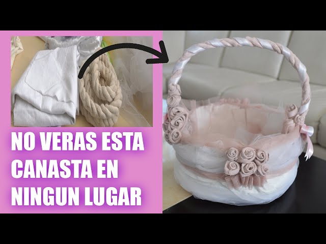 Usando Tul Para Decorar Una Canasta Canasta Decorada Especial Para