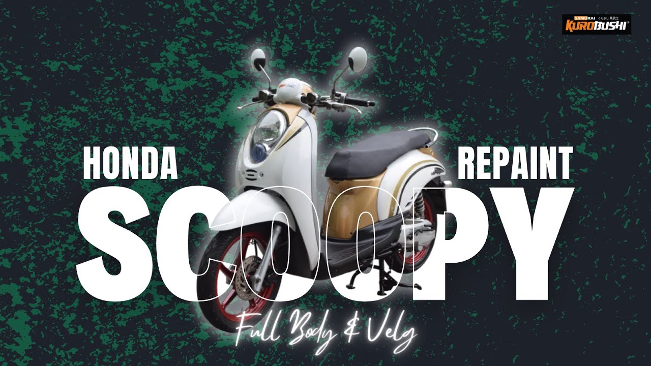SAMURAI PAINT | REPAINT FULL BODY & VELG | HONDA SCOOPY | BODY SAMURAI ...