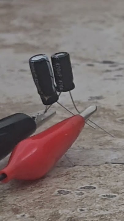 470uf 16v capacitor exploding - YouTube