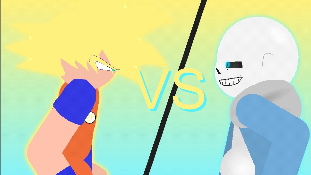 sans vs Goku animação ( stick nodes ) - YouTube