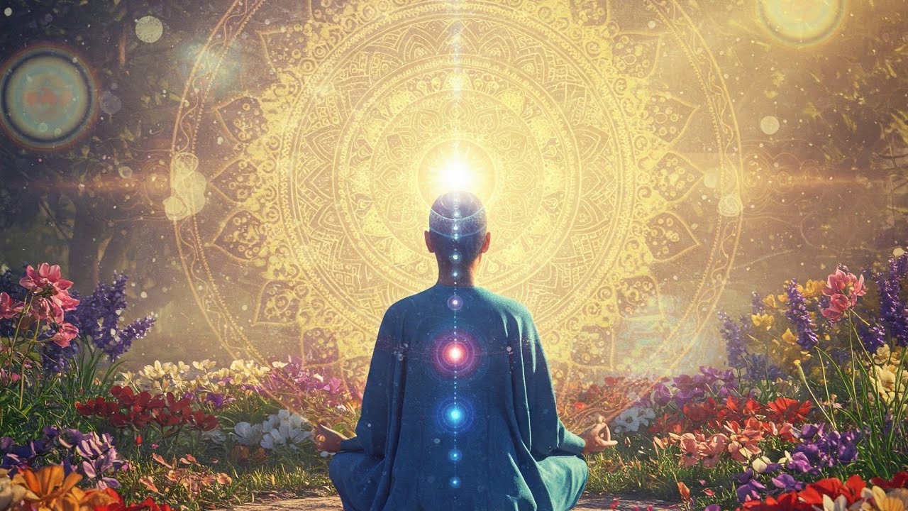 Music for meditation with positive beautiful sound and frequency for 1: ...