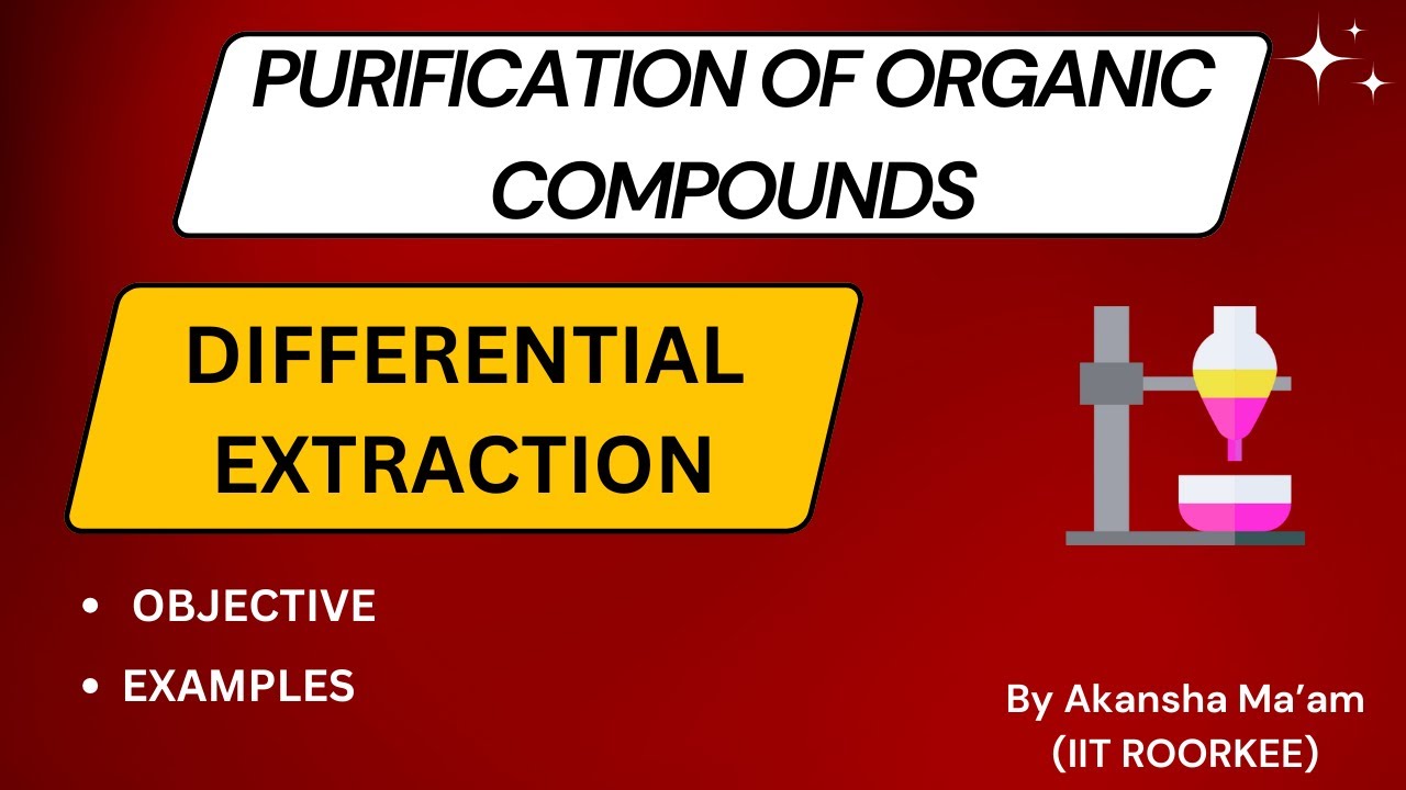 DIFFERENTIAL EXTRACTION #jee #neet #chemistry #class11 #class12 # ...