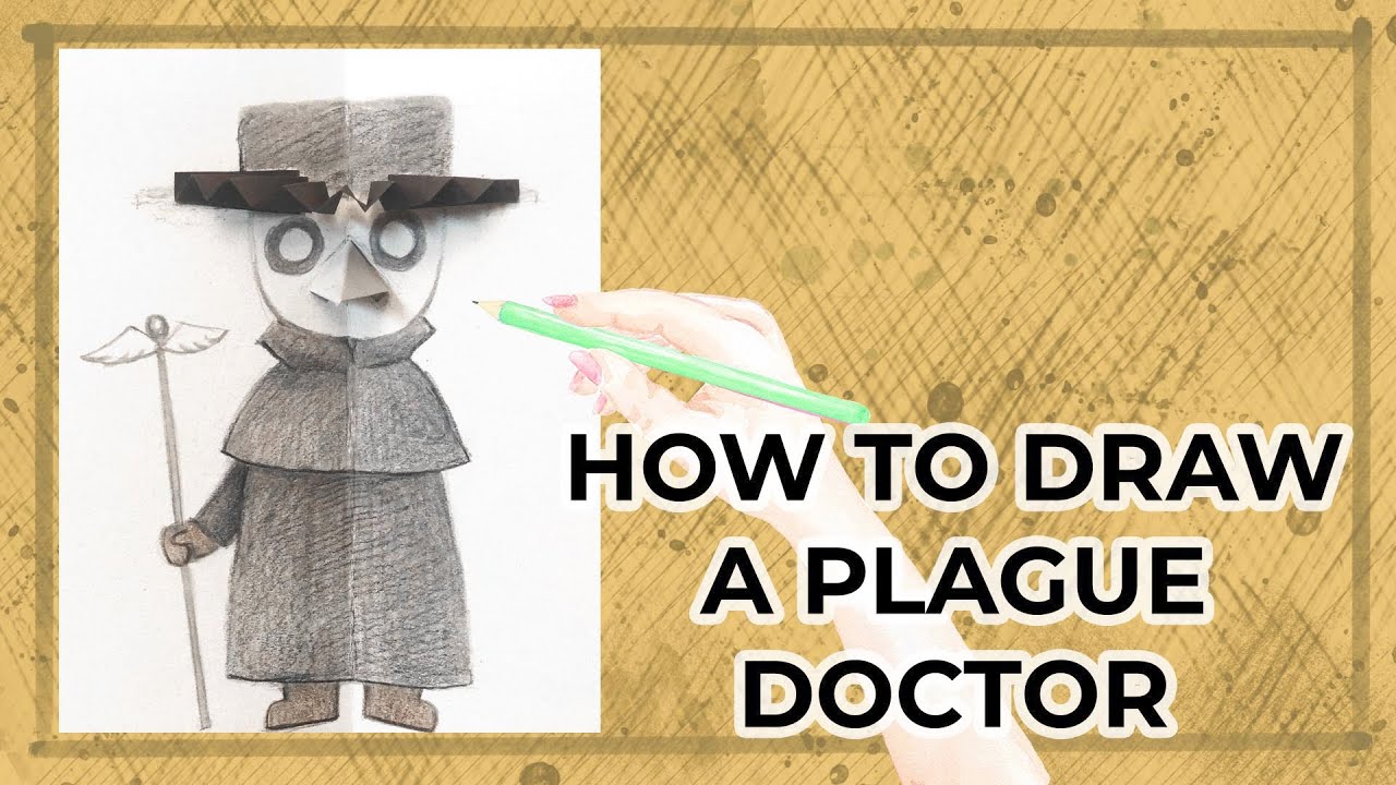 How to Draw a Plague Doctor - YouTube