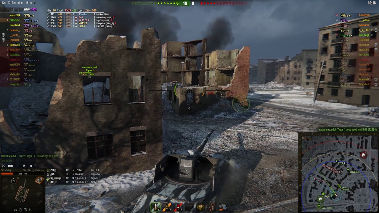 World of Tanks Tier 8 German Rhm.-Borsig Waffenträger Tank Destoryer ...