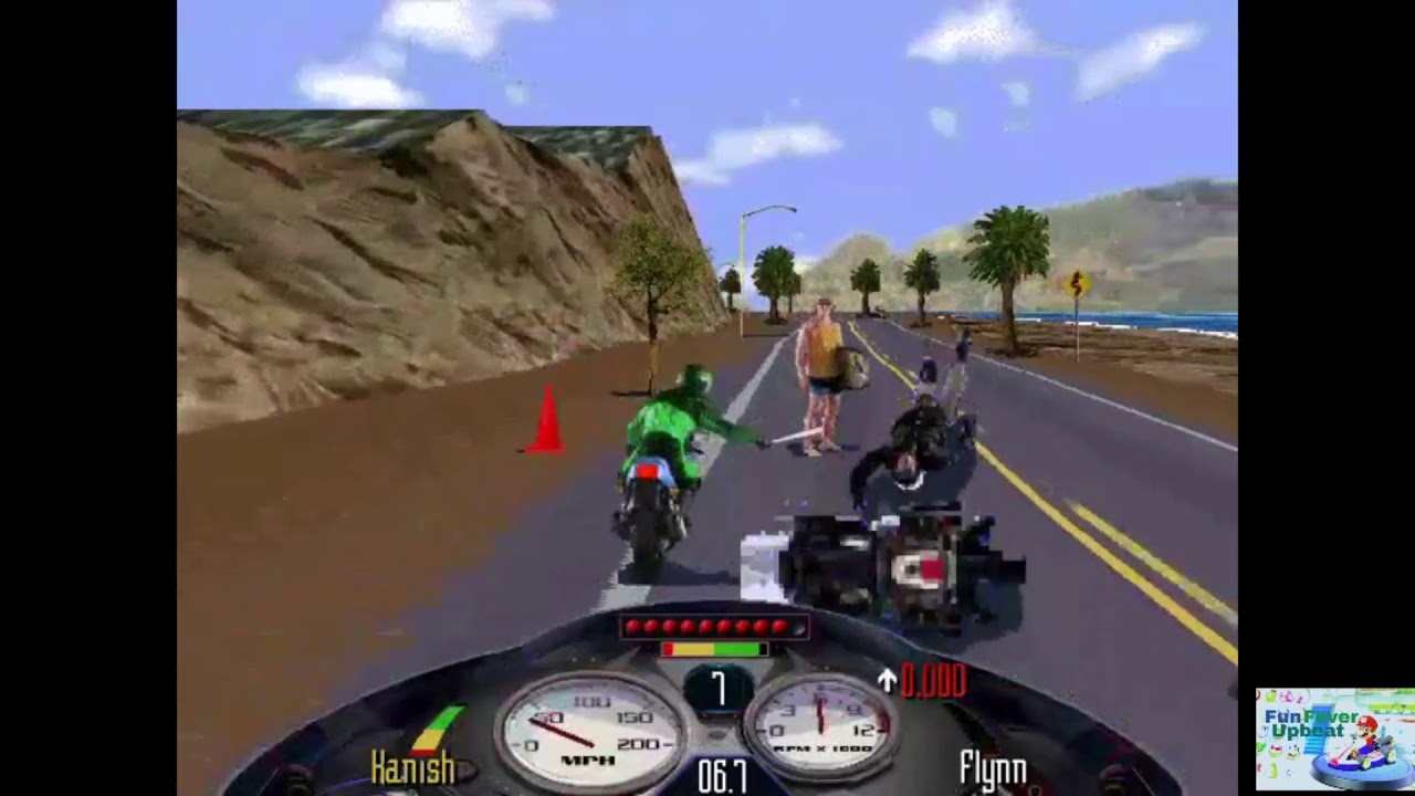 Road Rash - The Pacific Gameplay Level 5 - YouTube