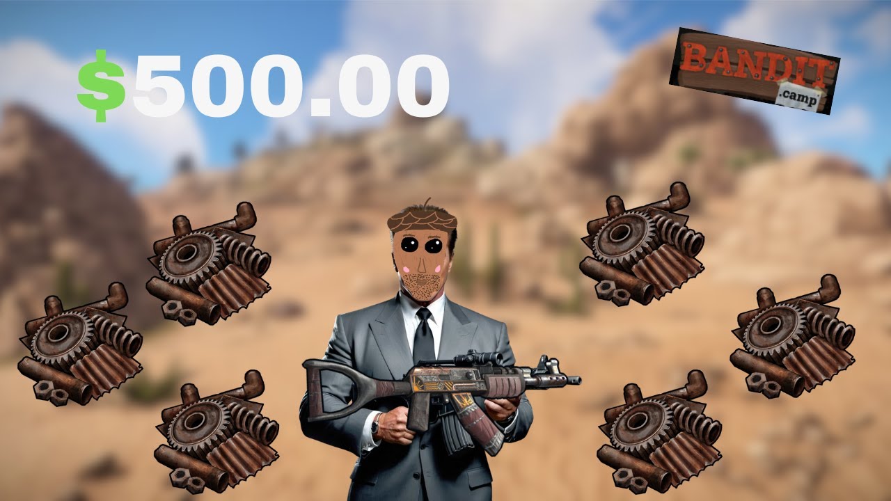 TURNING $25 INTO $500 ON BANDITCAMP rust gambling - YouTube