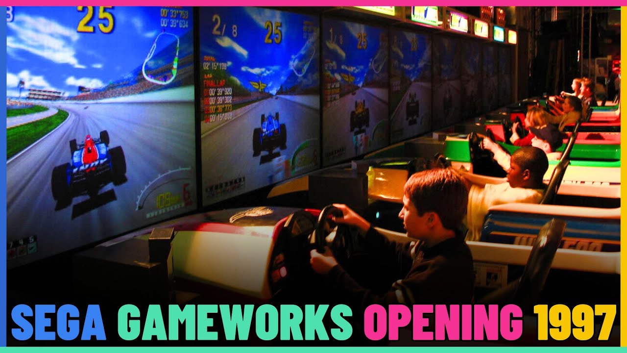 Sega GameWorks Grand Opening In 1997. - YouTube