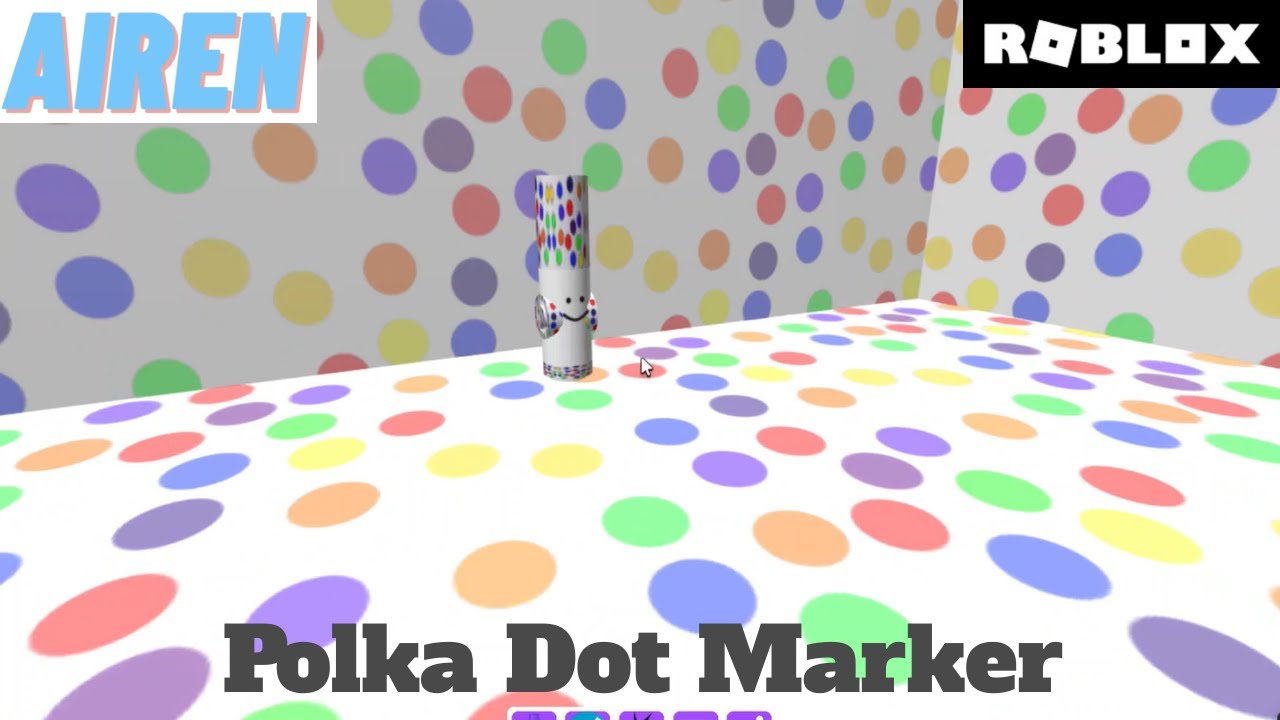 Polka Dot Marker Find the Markers Roblox - YouTube