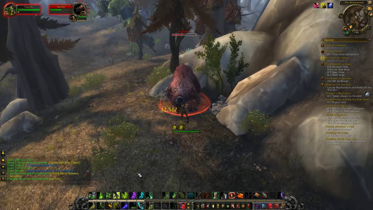 World of Warcraft Slumbering Bear (Slumber) Highmountain Legion Quest ...