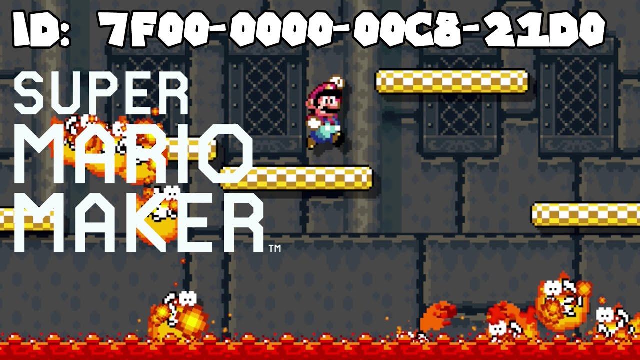 Super Mario Maker - Cheep Cheep On Fire - YouTube