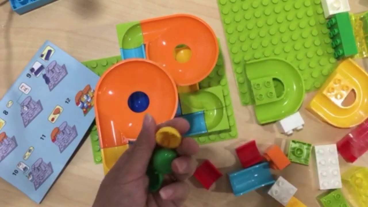 Crazy Happy ball - rolling ball rail blocks - YouTube