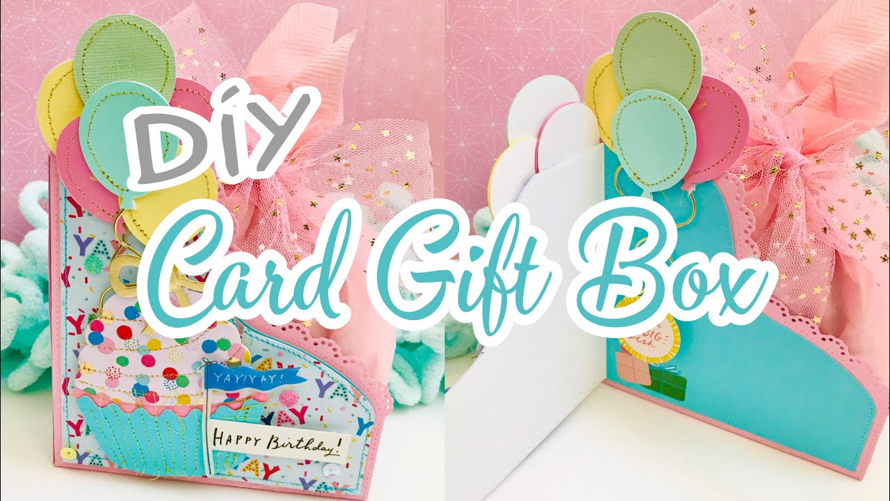 Easy DIY Card Gift Box w/ ScrapDivaDesigns New File Storage Box Die ...