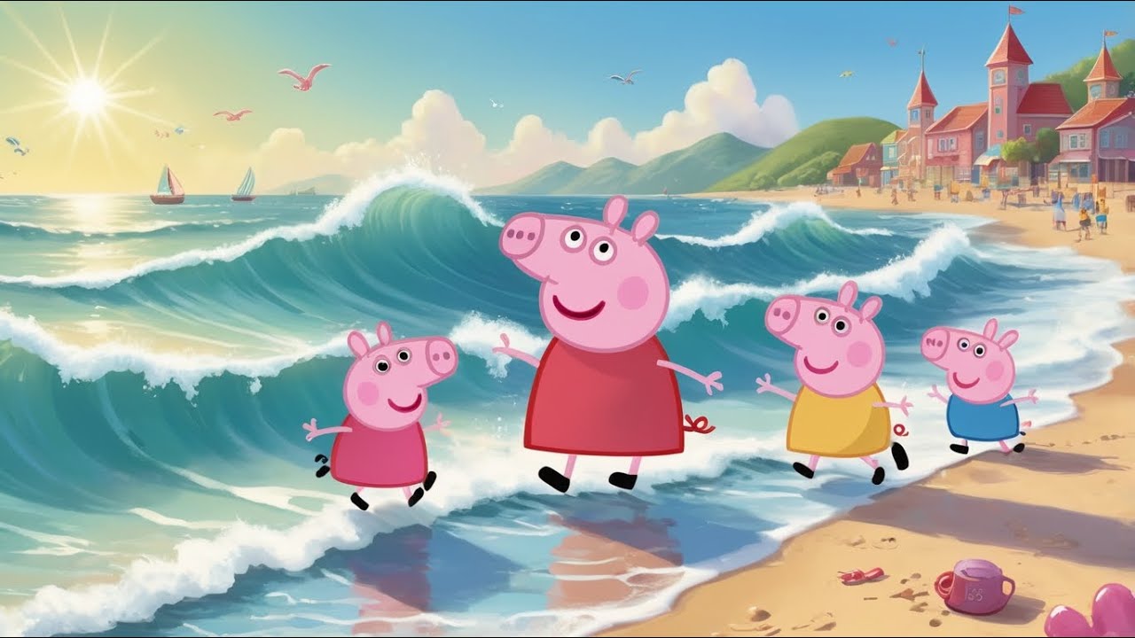 Peppa Pig’s Beach Day - YouTube