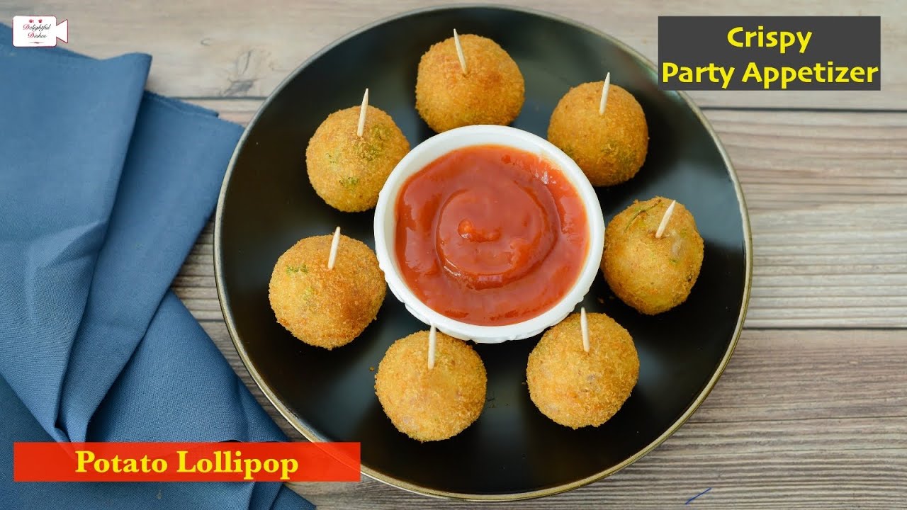 Potato lollipop|Potato Balls | Tea time snacks | Party appetizer ...