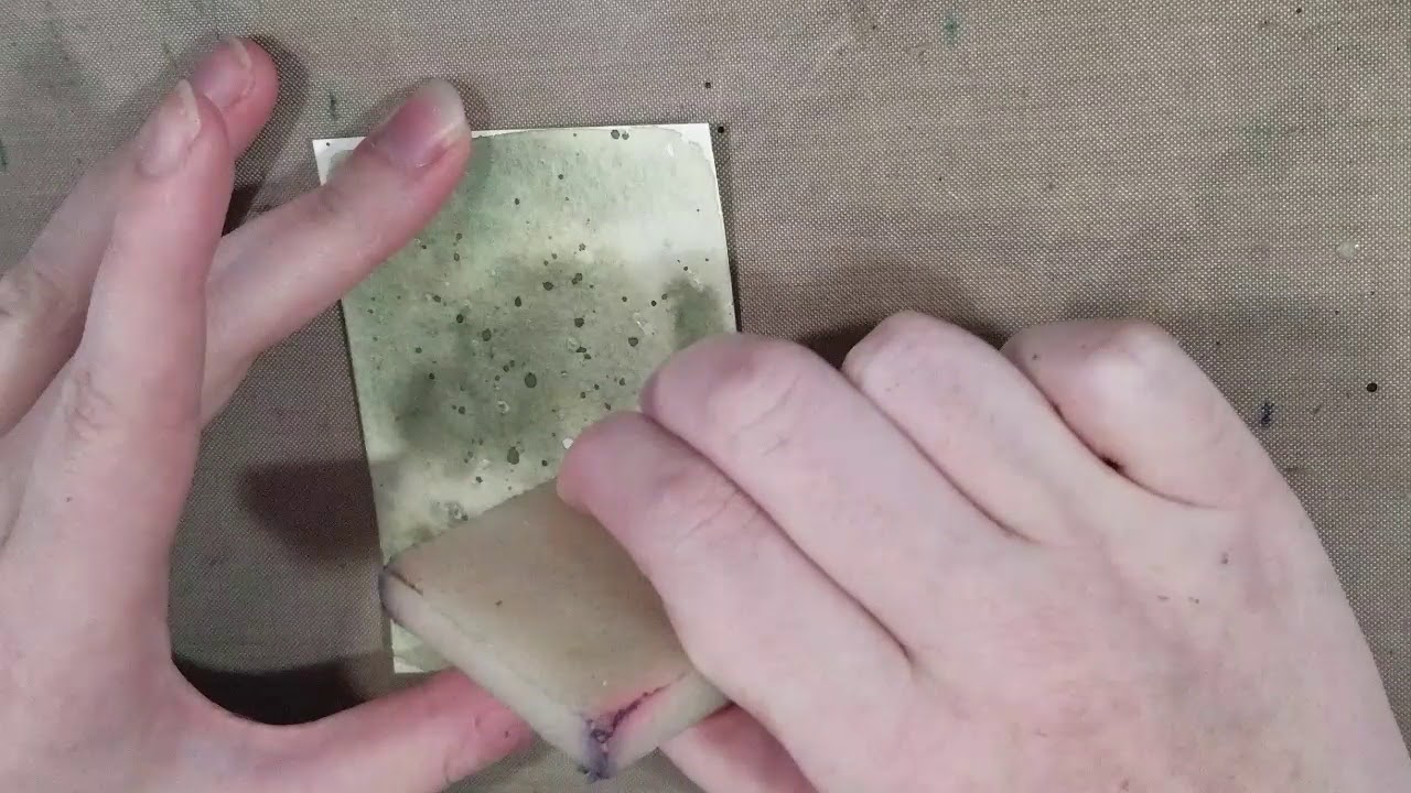 Splatter Masking Watercolor Tutorial - YouTube