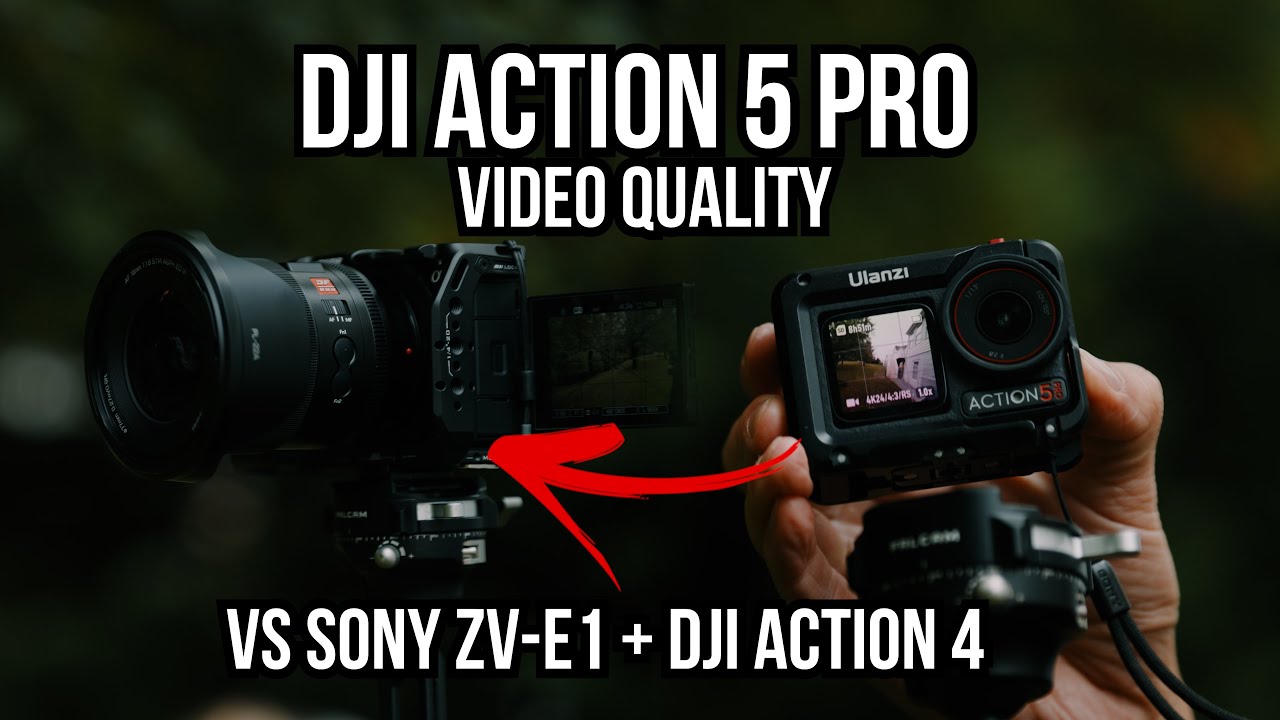 DJI ACTION 5 PRO IMAGE QUALITY vs SONY ZV-E1 + DJI ACTION 4 - YouTube