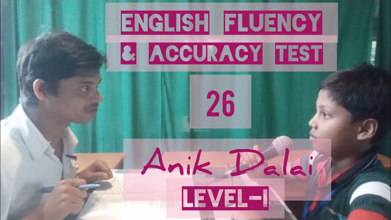 English Fluency & Accuracy Test-26 | Listening & Speaking | Kids Group ...