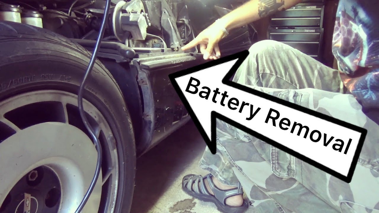 1985 Corvette Part 3 - Removing The Battery - YouTube