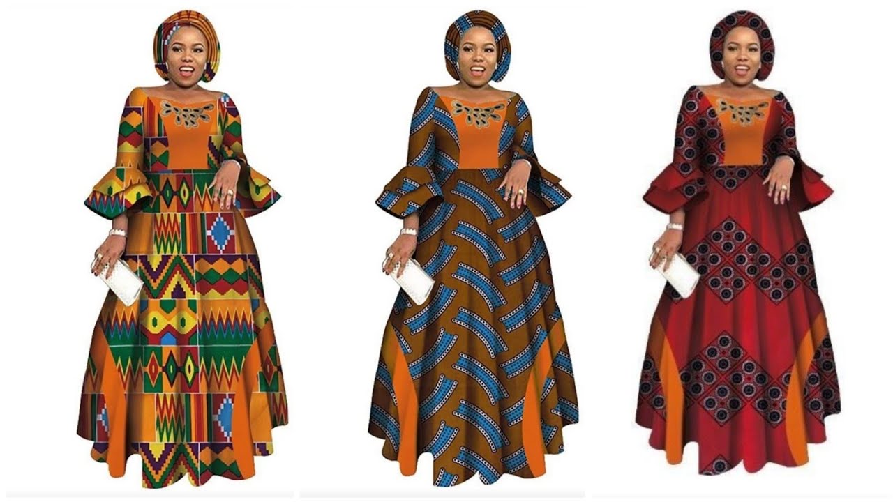 LATEST AFRICAN FASHION DRESSES/MISHONO MIZURI YA MAGAUNI YA VITENGE ...