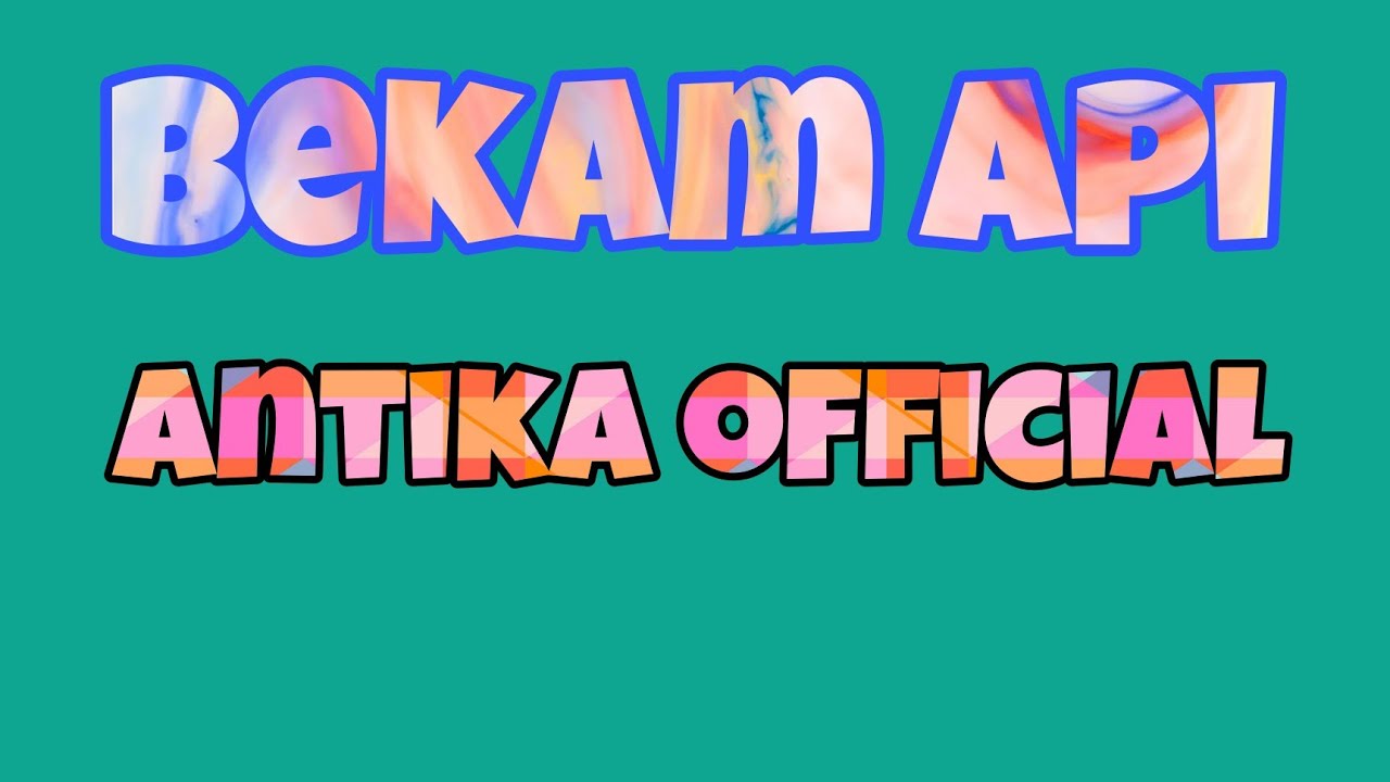 TUTORIAL CARA BEKAM API TRADISIONAL - YouTube