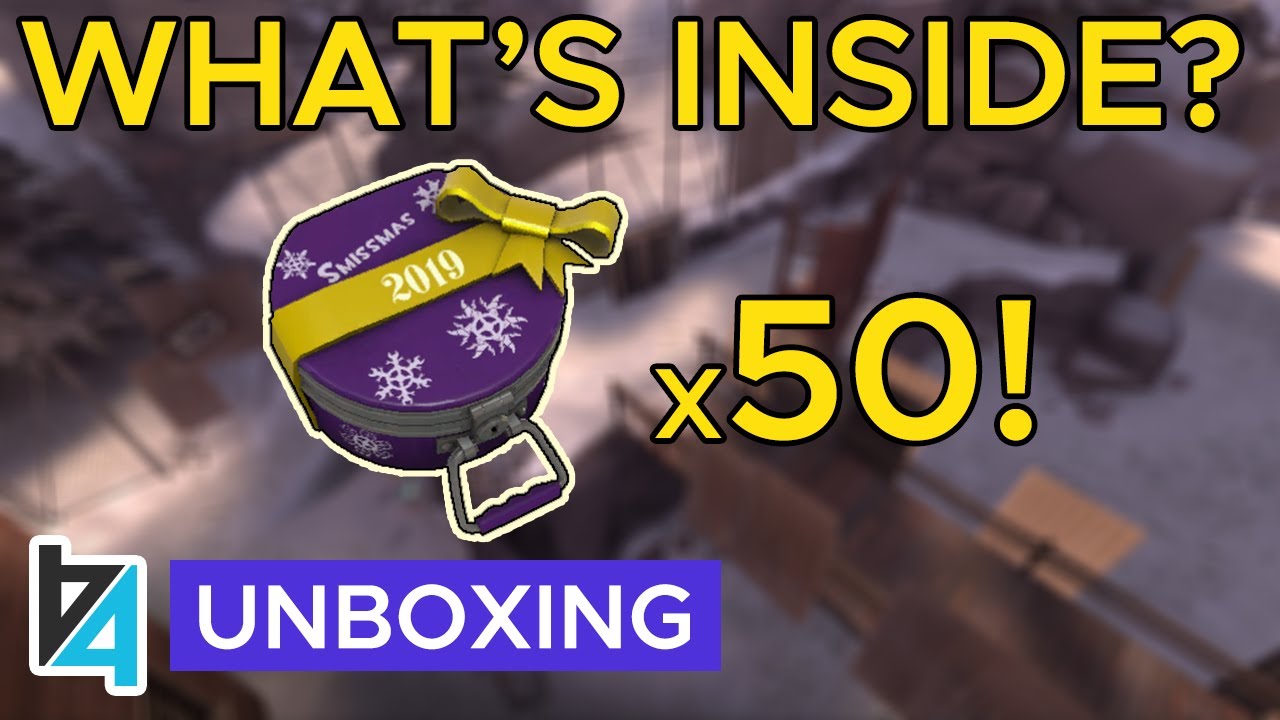 [TF2] UNBOXING: 50x Winter 2019 Cases (+GIVEAWAY!) - YouTube