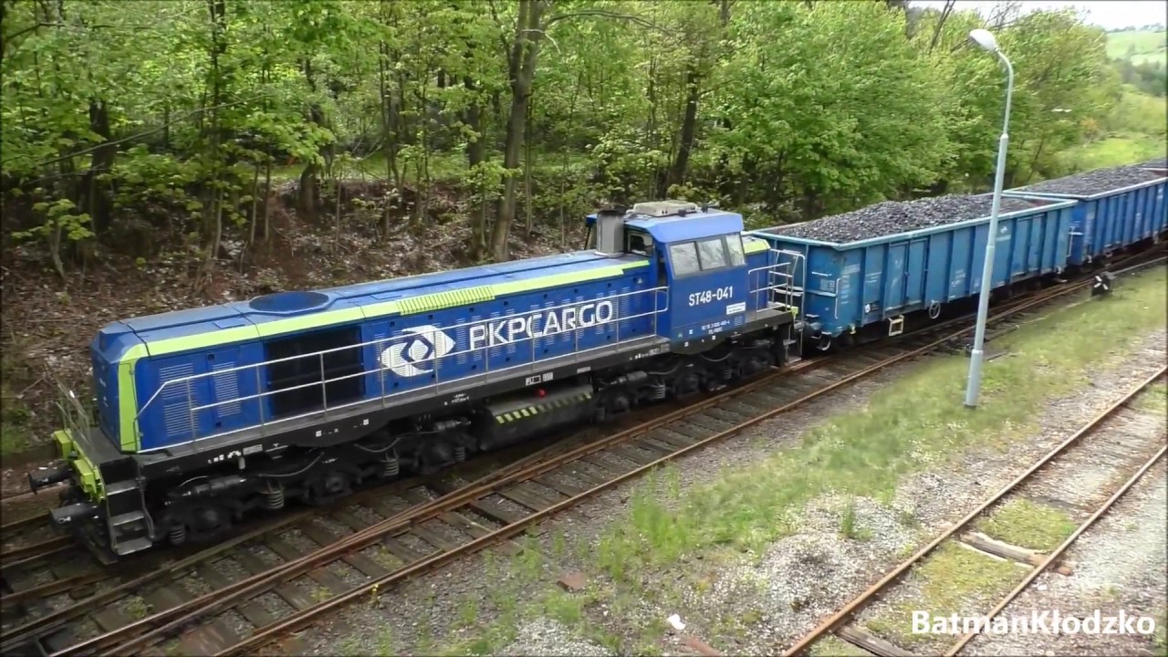 Węgiel dla Nowej Rudy PKP Cargo ST48-041 - YouTube